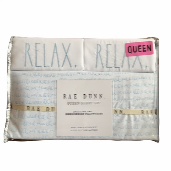 Rae Dunn | Bedding | Rae Dunn Relax Sheet Set Queen Size | Poshmark